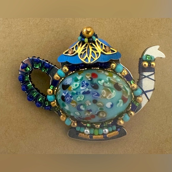 Liz Tech | Jewelry | Liztech Liz Tech Artist Handcrafted Teapot Tea ...